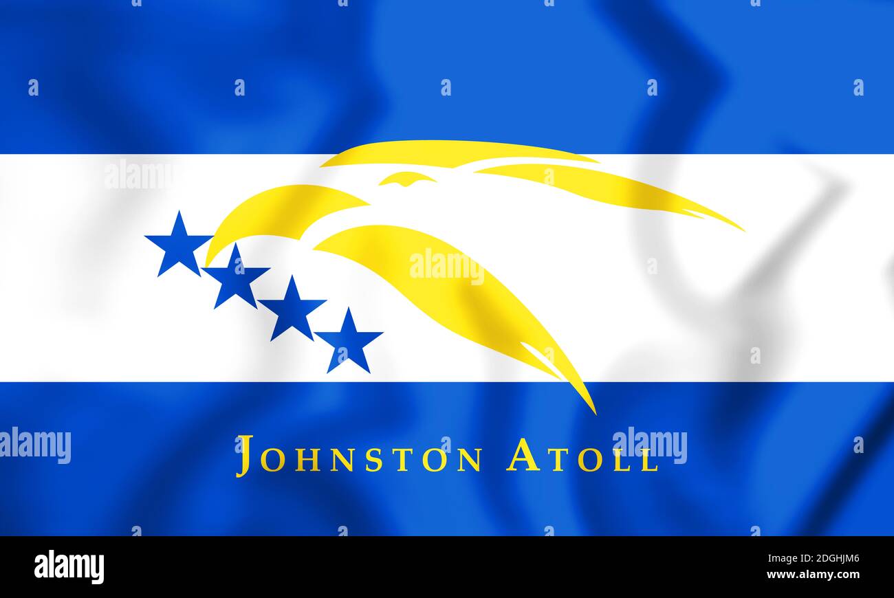 Flag of Johnston Atoll (local Stock Photo - Alamy
