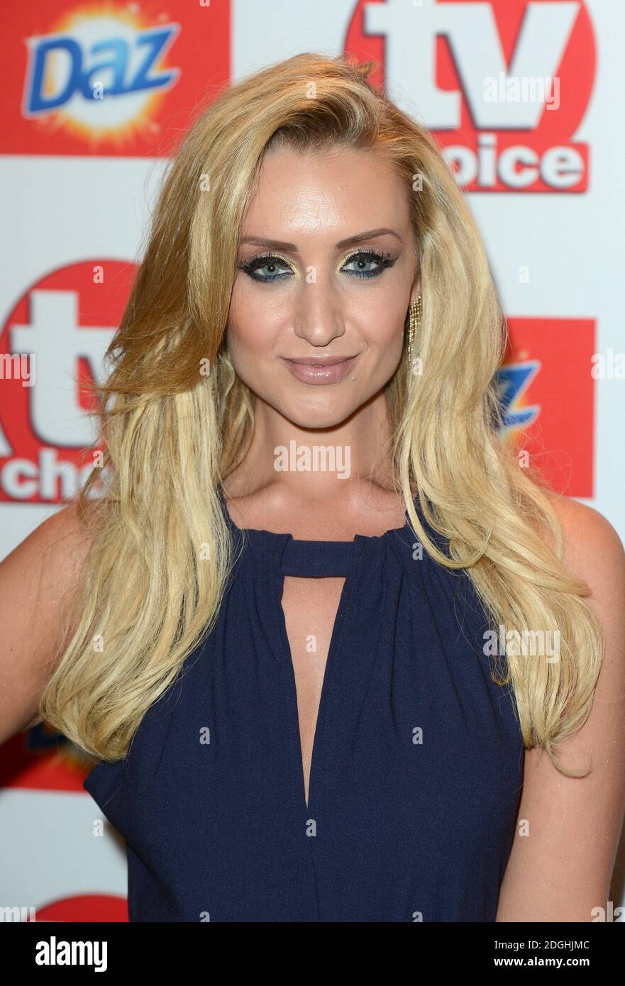 Catherine Tyldesley arriving at The TV Choice Awards 2013, The ...