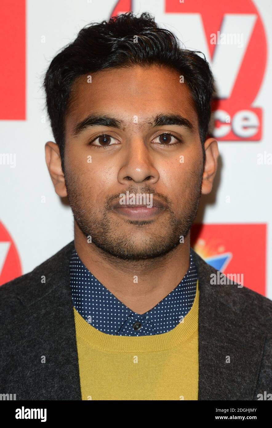Himesh Patel arriving at The TV Choice Awards 2013, The Dorchester ...