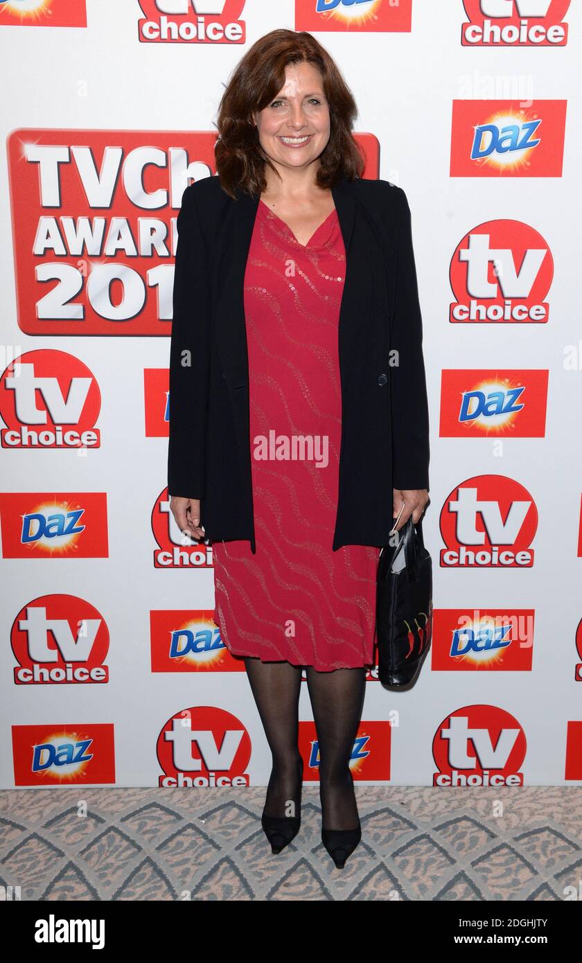 Rebecca Front arriving at The TV Choice Awards 2013, The Dorchester ...