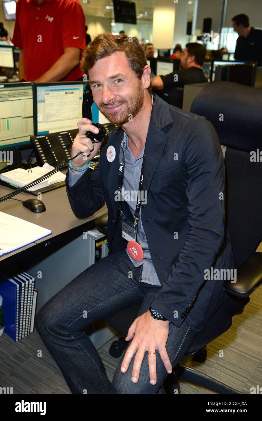 Andre Villas Boas attending the BGC Charity Day, Barclays, Canary Wharf ...