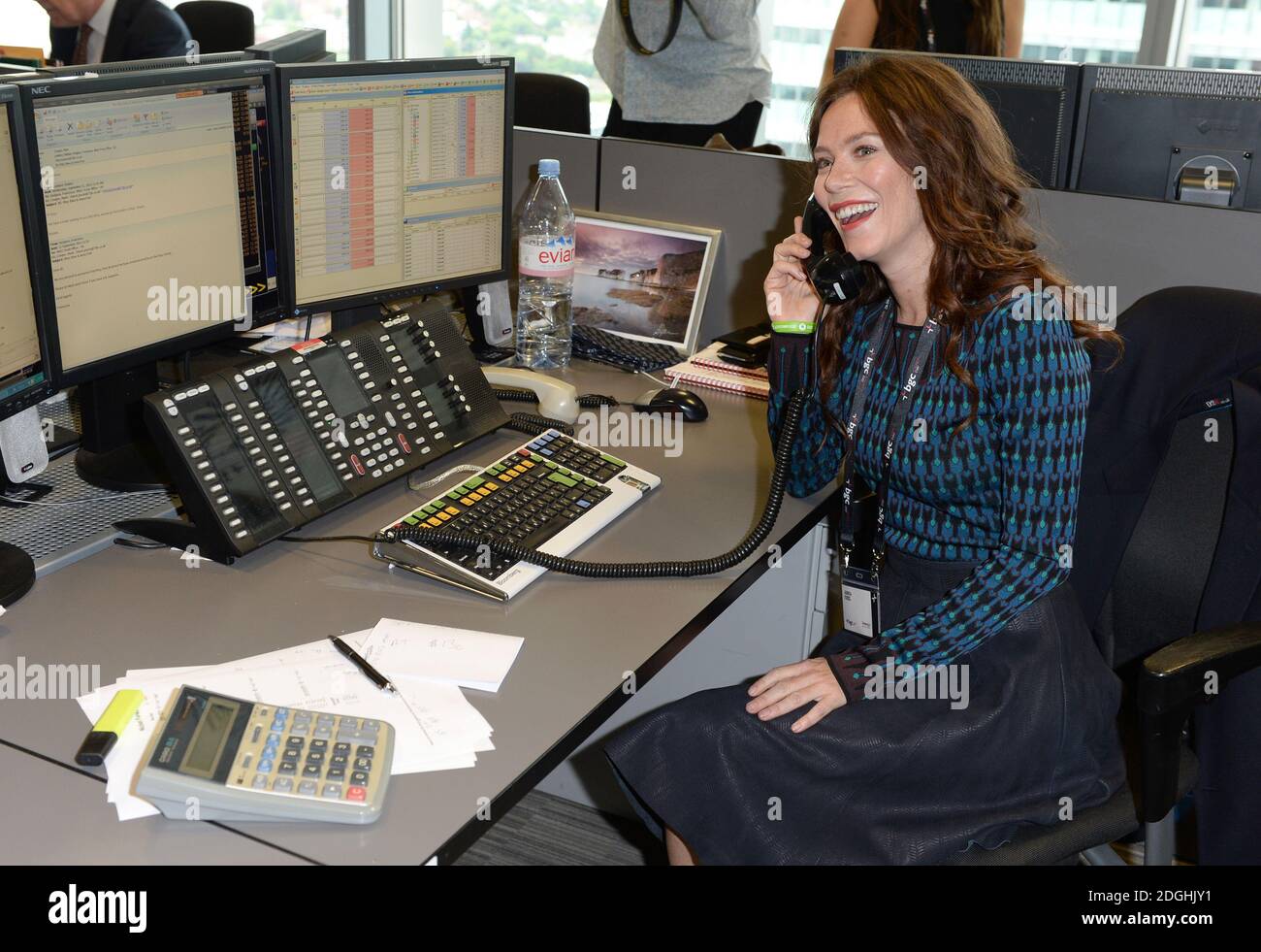 Anna Friel attending the BGC Charity Day, Barclays, Canary Wharf ...