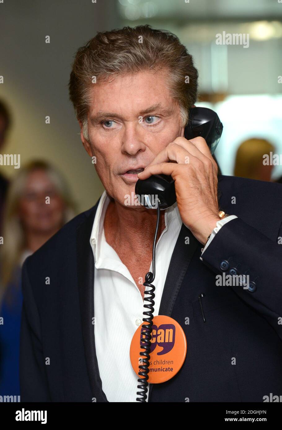 David Hasslehoff attending the BGC Charity Day, Barclays, Canary Wharf ...