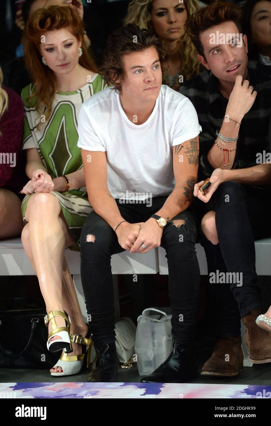 Harry Styles at the House of Holland Catwalk Show Catwalk Show, part of ...