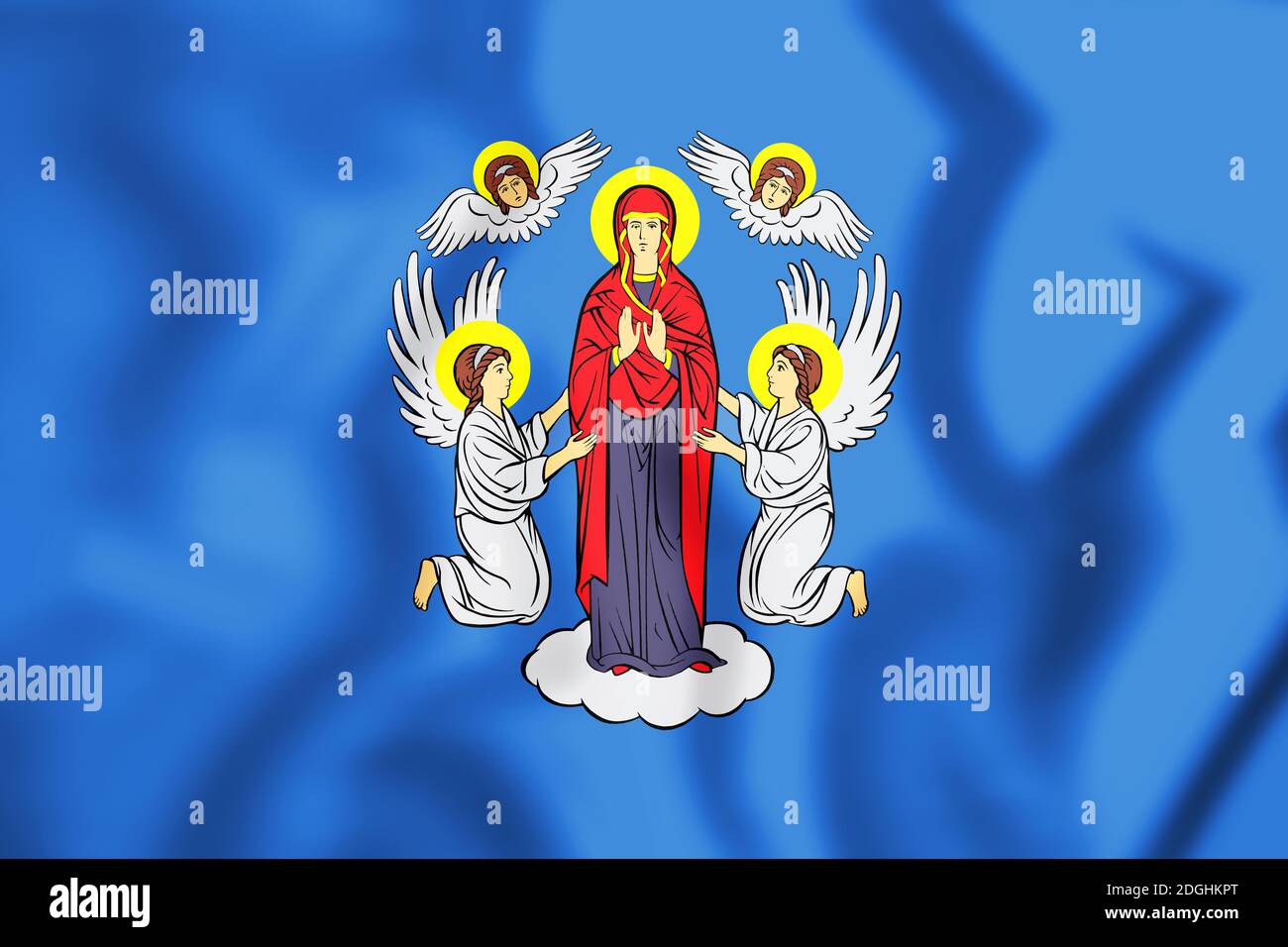 Flag of Minsk, Belarus Stock Photo - Alamy