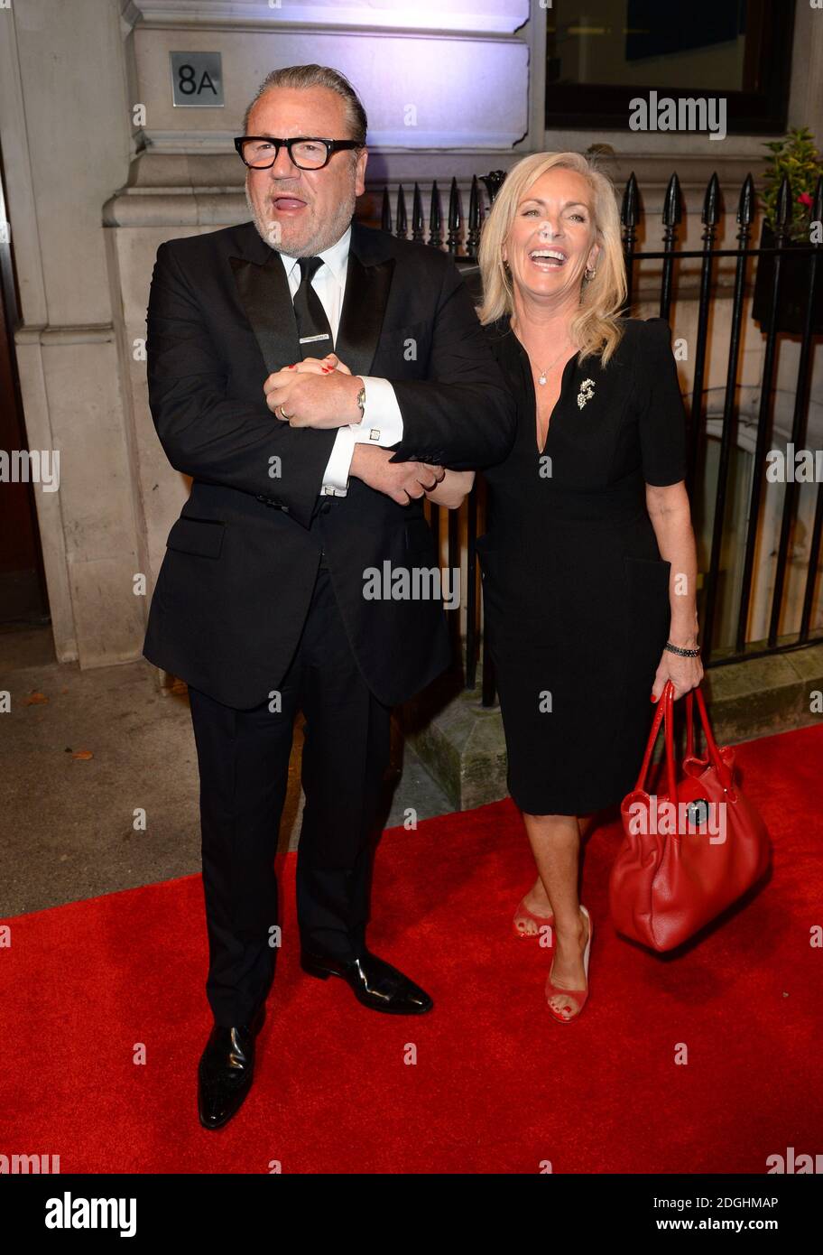 Ray Winstone and wife arriving at the BFI's LUMINOUS Gala celebrating ...