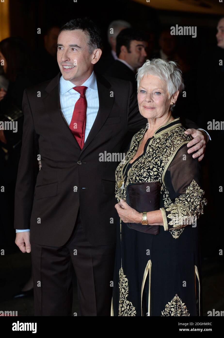Dame Judi Dench and Steve Coogan arriving at the Philomena Premiere ...