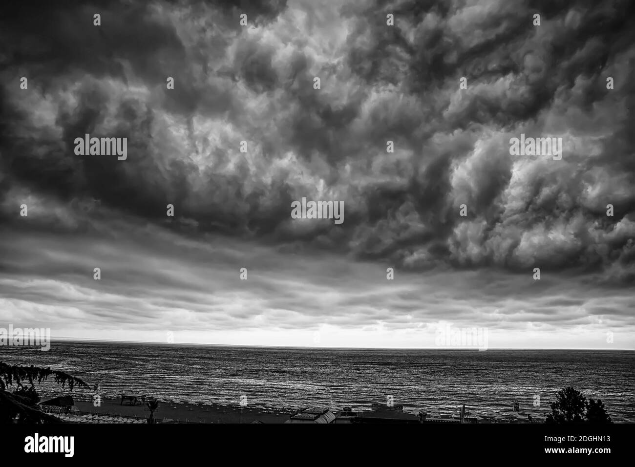 Dramatic sky clouds light Black and White Stock Photos & Images - Alamy