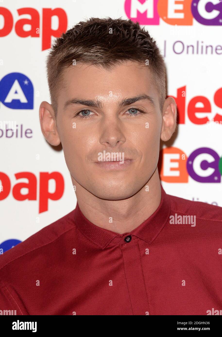 Kieron Richardson arriving at The Inside Soap Awards 2013, Ministry of ...