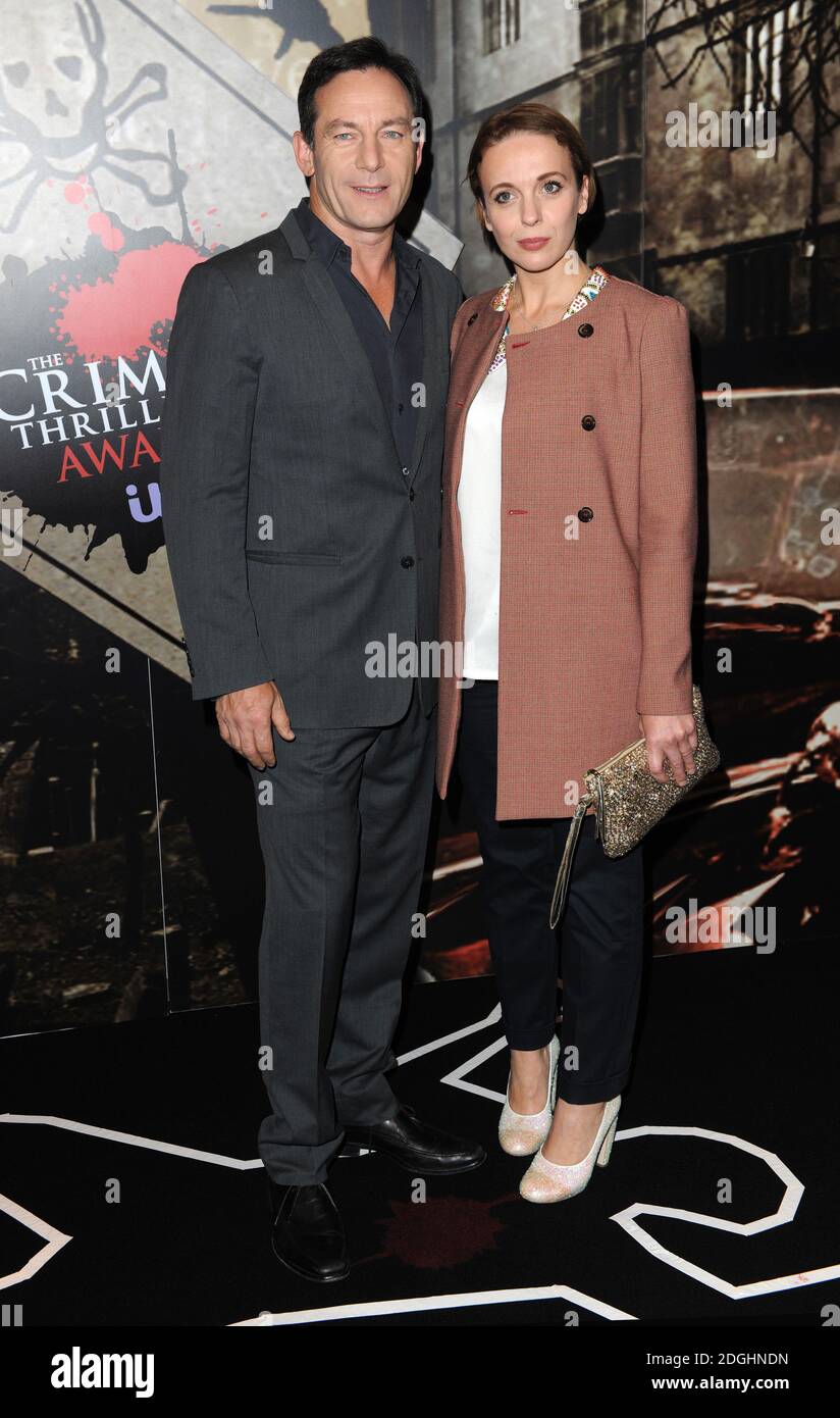 Jeremy Isaacs and Amanda Abbington attends the Specsavers Crime ...