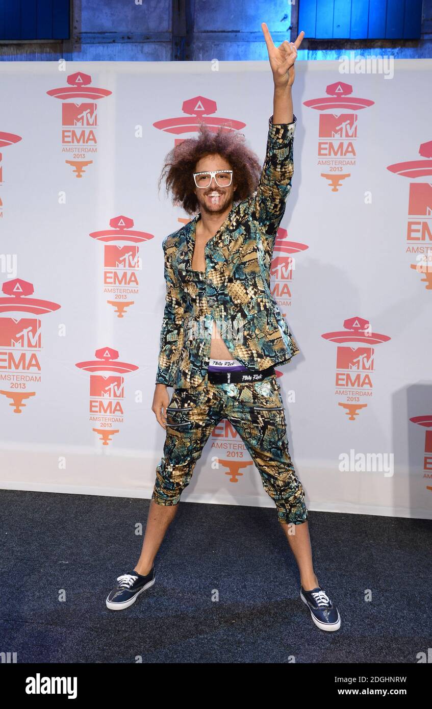 Redfoo attending the MTV EMA 2013 Press Conference, Westerunie ...