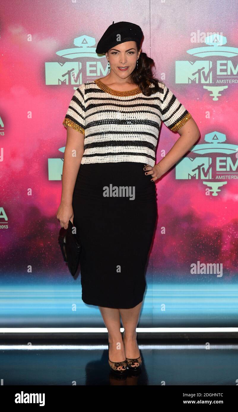 Caro Emerald Arriving Mtv Europe Music Awards Ziggo Dome Amsterdam High