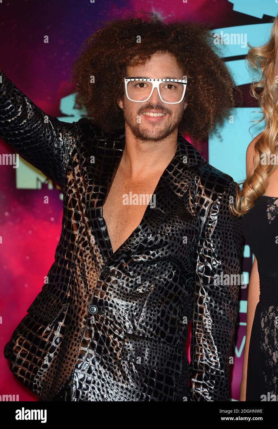 Redfoo of LMFAO arriving for the 2013 MTV Europe Music Awards at the ...