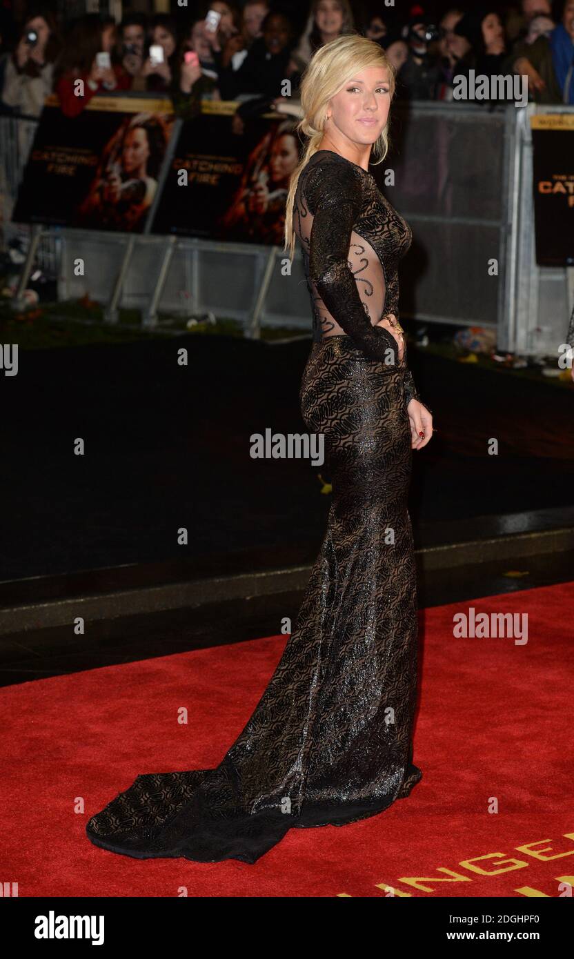 Ellie Goulding arriving at the World Premiere of 'The Hunger Games ... Ellie Goulding arriving at the World Premiere of 'The Hunger Games ...