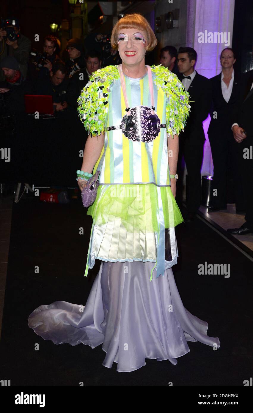 Grayson Perry arriving at the Evening Standard Theatre Awards 2013, The ...