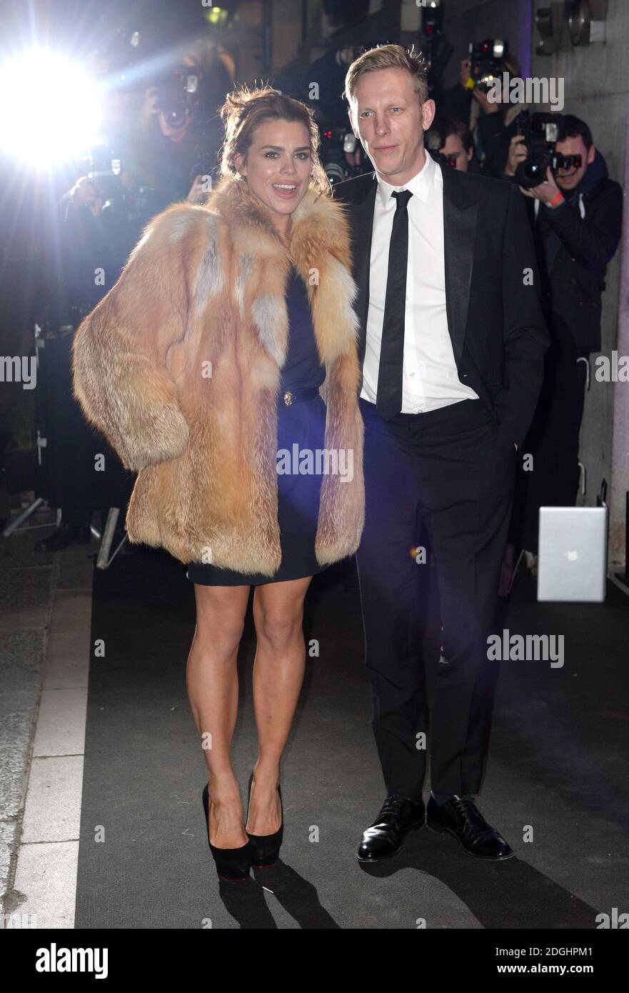 Billie Piper and Laurence Fox arriving at the Evening Standard Theatre ...