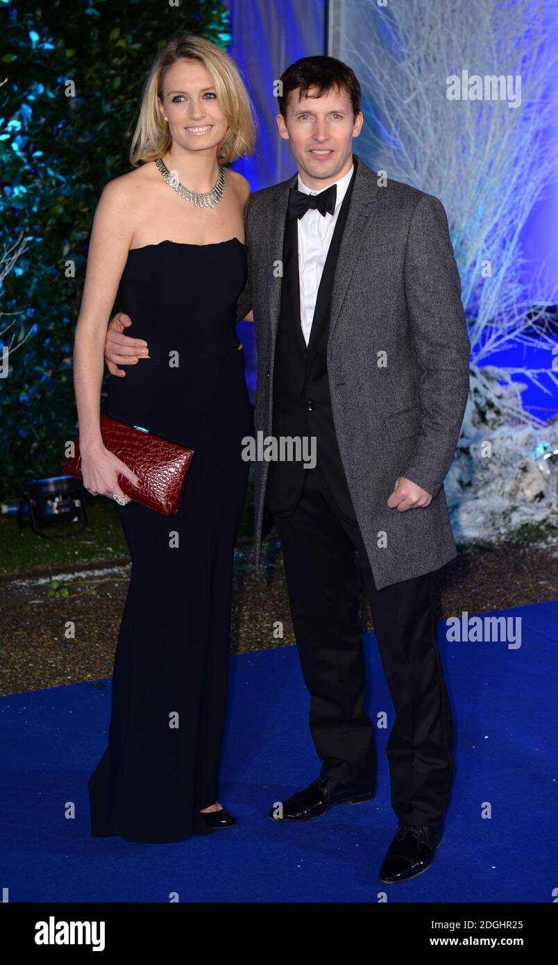 James Blunt and girlfriend Sofia Wellesley arriving for the Centrepoint ...