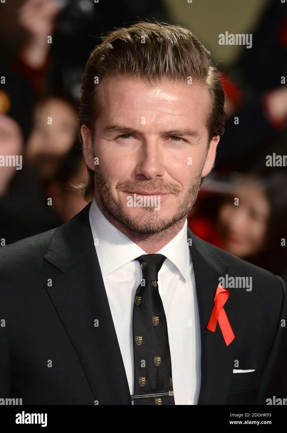 David Beckham arriving at the World Premiere of Class of 92, Odeon West ...