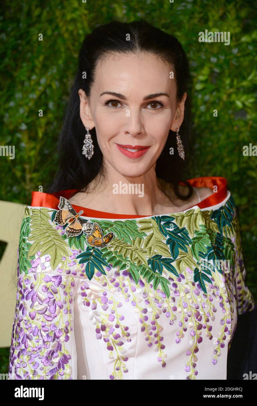 L'Wren Scott arriving at The British Fashion Awards 2013, The Coliseum ...