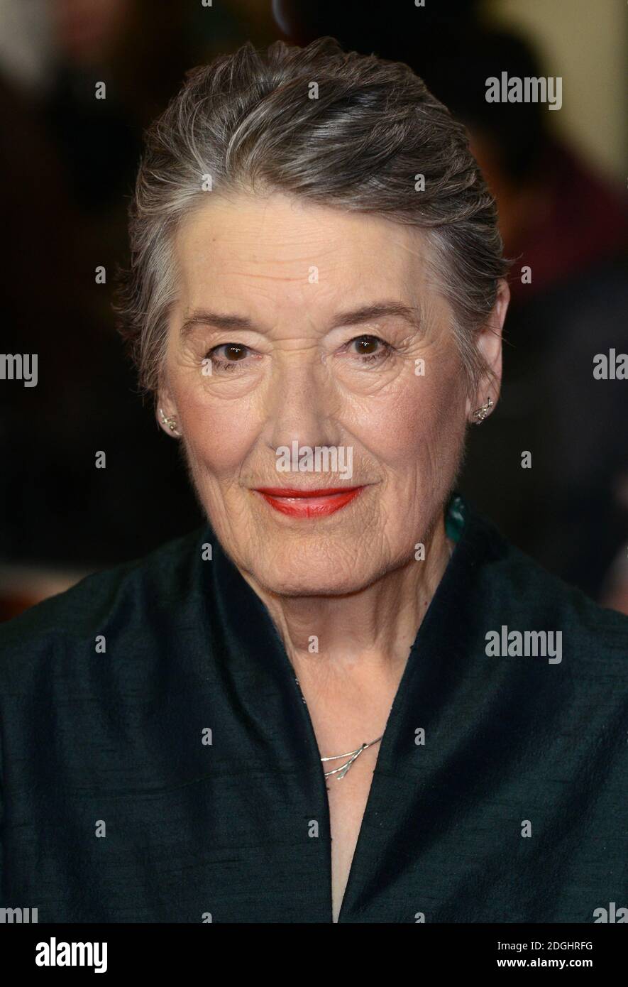 Patti Lomax arriving at the UK Premiere of The Railway Man, Odeon West ...