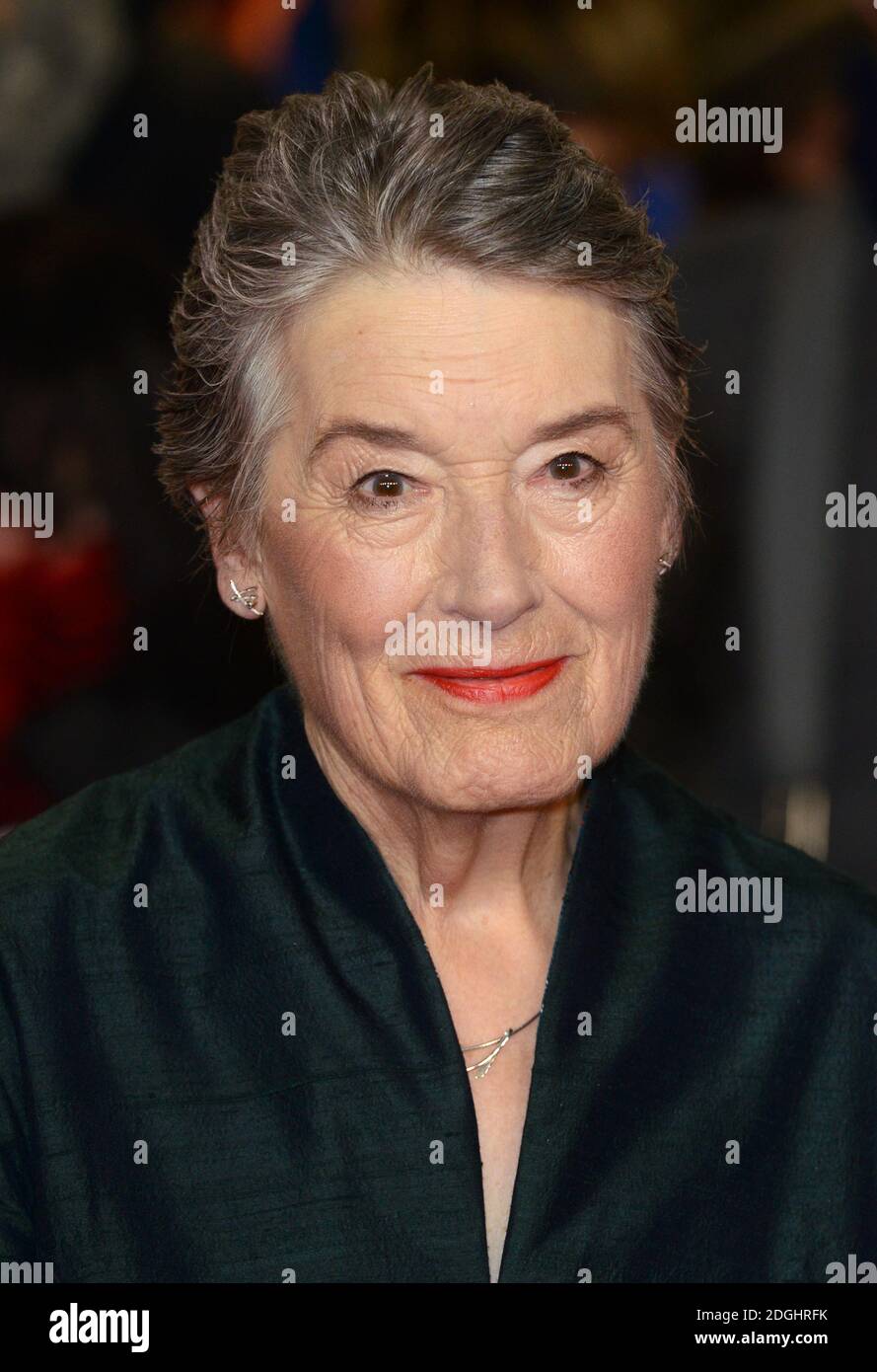 Patti Lomax arriving at the UK Premiere of The Railway Man, Odeon West ...