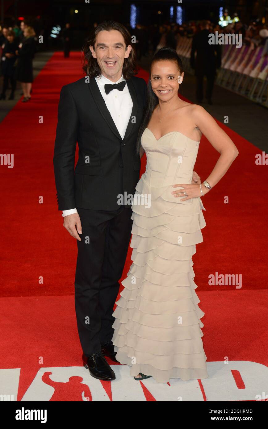 Justin Chadwick and wife Michelle arriving at The Royal Film ...