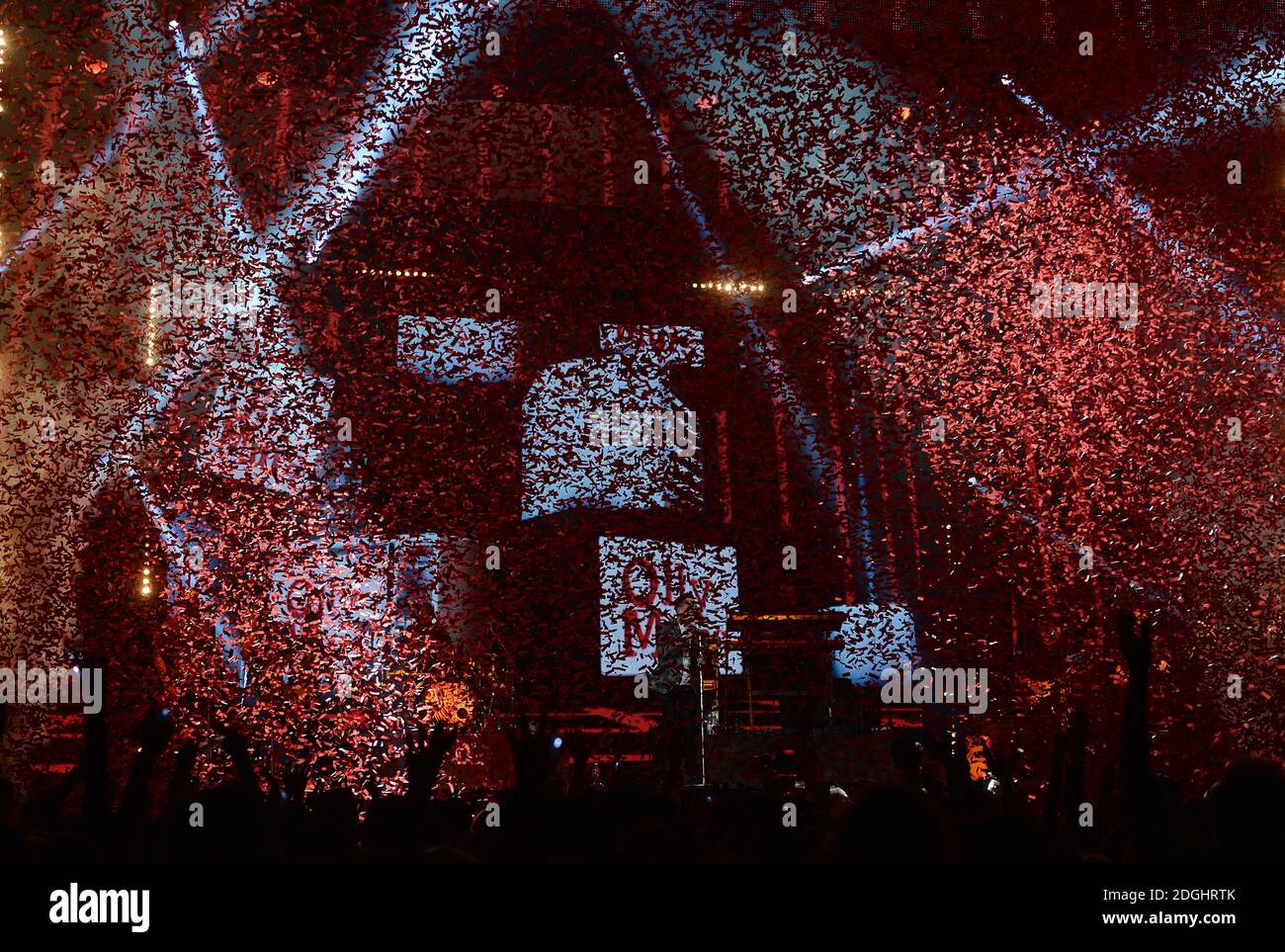 Olly Murs performing on stage during the 2013 Capital FM Jingle Bell ...