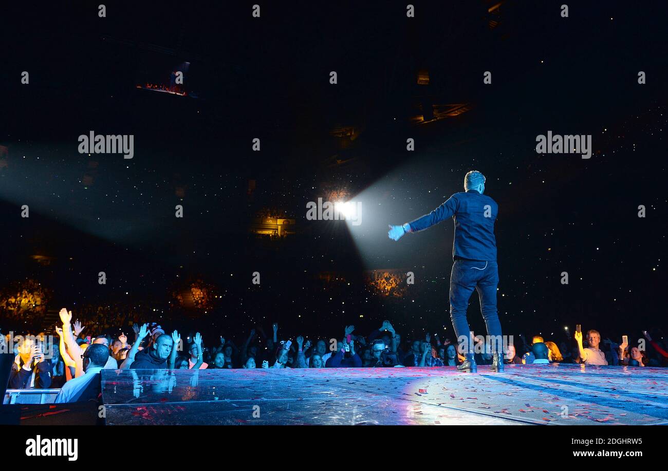 James Arthur performing on stage during the 2013 Capital FM Jingle Bell ...