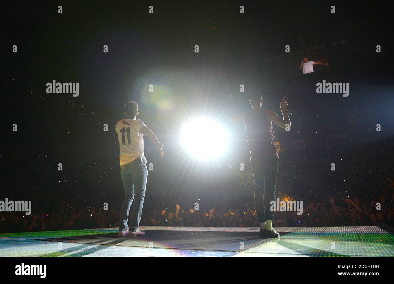Rizzle Kicks performing on stage during the 2013 Capital FM Jingle Bell ...