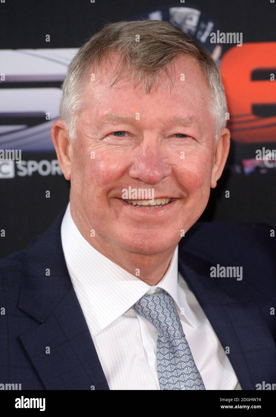 Sir Alex Ferguson arriving at the BBC Sports Personality of the Year ...