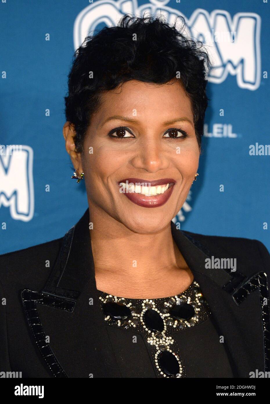 Denise Perason arriving at the opening night of Cirque du Soleil's ...