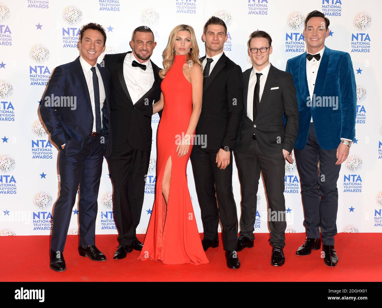 The cast of Strictly Come Dancing backstage at the National Television ...