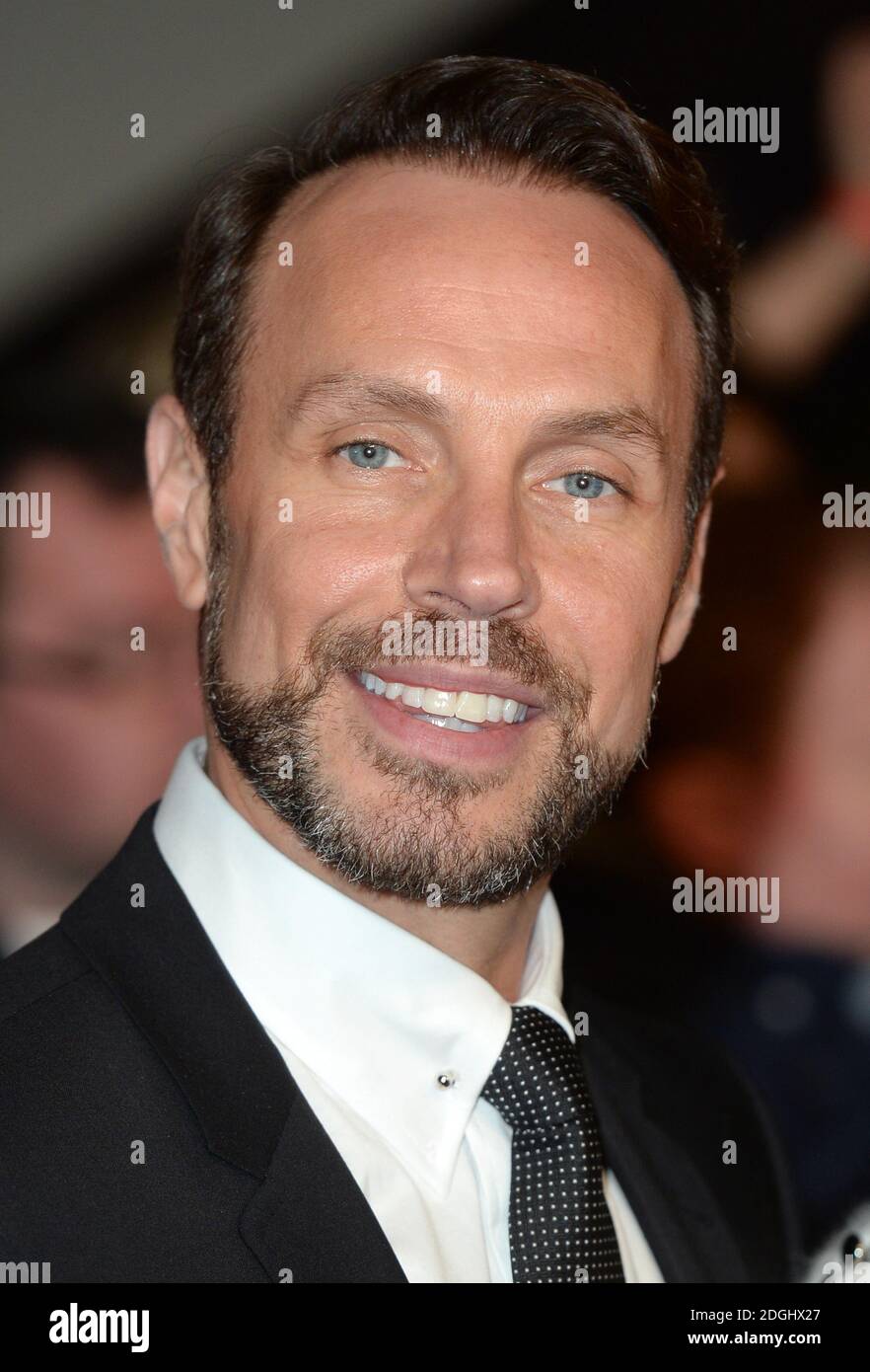 Jason Gardiner arriving at the National Television Awards 2014, O2 ...