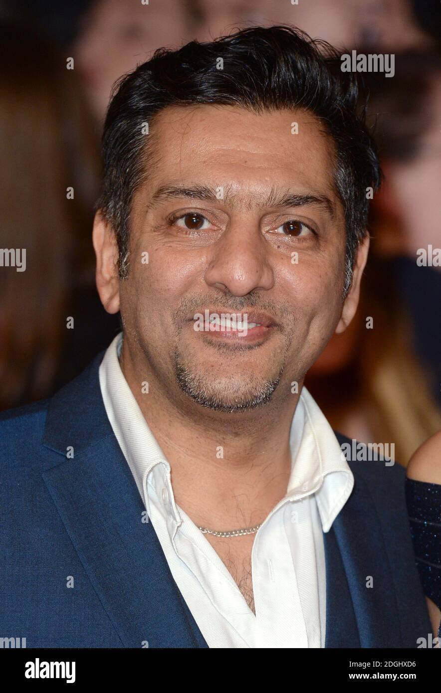Nitin Ganatra arriving at the National Television Awards 2014, O2 Arena ...