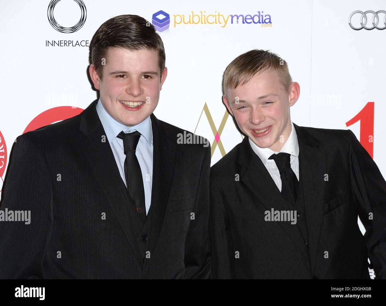 Shaun Thomas Swifty and Conner Chapman arriving at the 2014 London ...