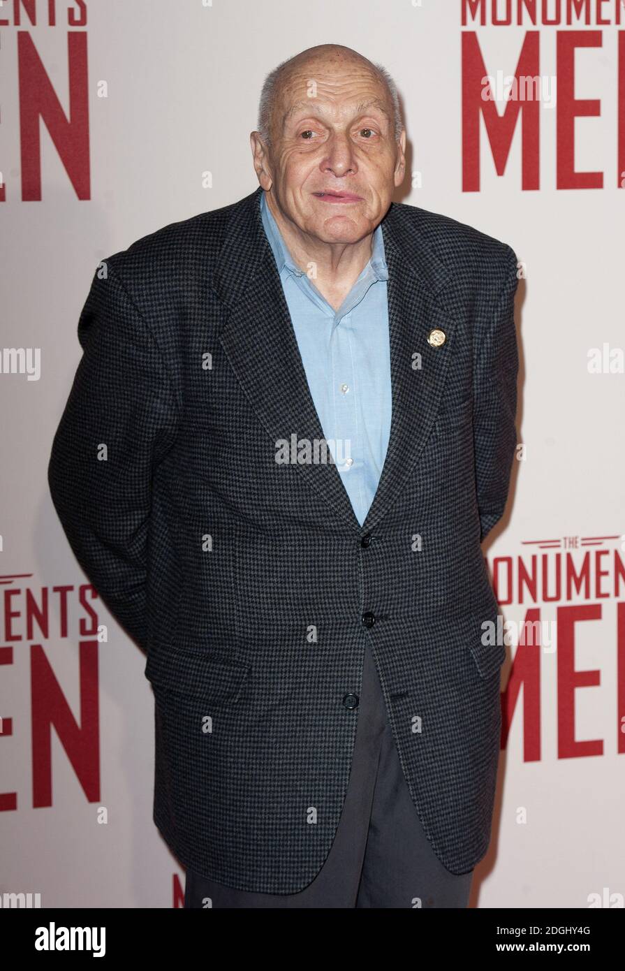 Harry Ettlinger arriving at the UK Premiere of The Monuments Men, Odeon ...