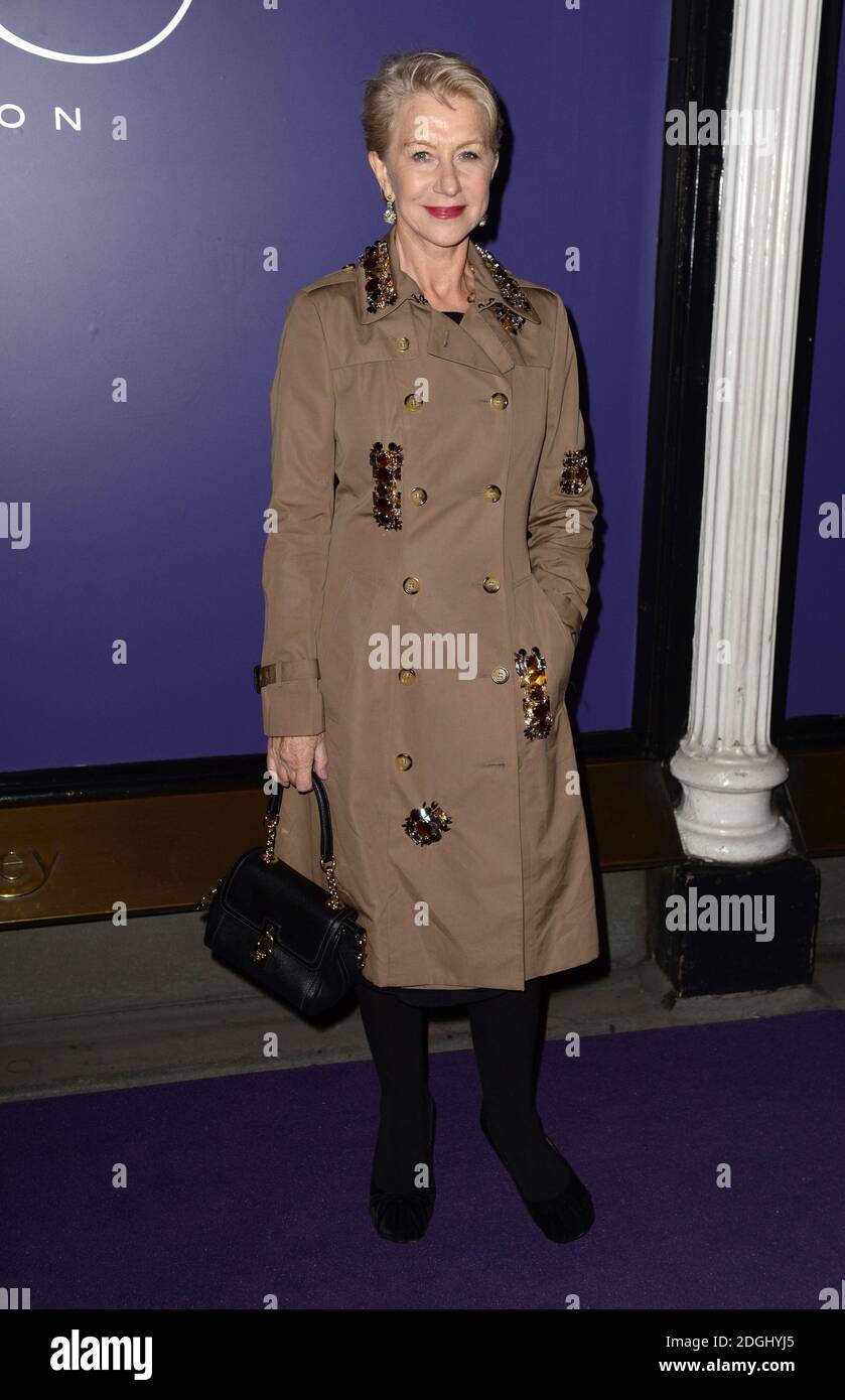 Dame Helen Mirren arriving as Asprey hosts the EE BAFTA Nominees Party ...