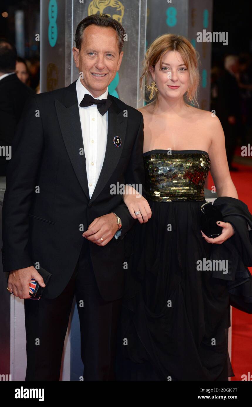 Richard E Grant and daughter Olivia arriving at The EE British Academy ...
