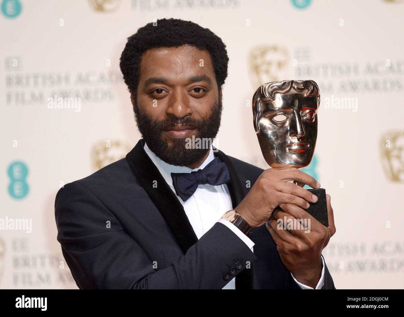Chiwetel Ejiofor with the Best Actor award for '12 Years A Slave', at ...