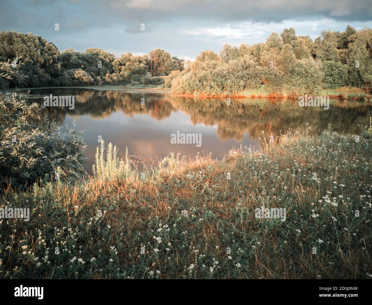 Landscape stormy sky sunset hi-res stock photography and images - Alamy