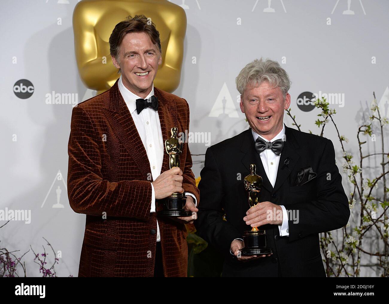 Malcolm Clarke (right) and Carl Freed with the Best Documentary award ...
