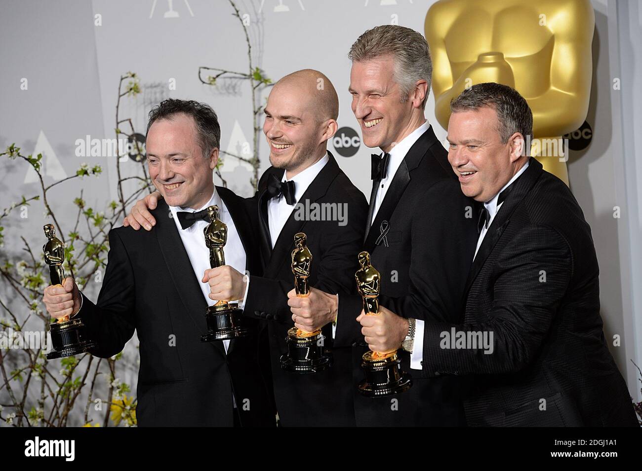 Tim Webber, Chris Lawrence, Dave Shirk and Neil Corbould with the Best ...