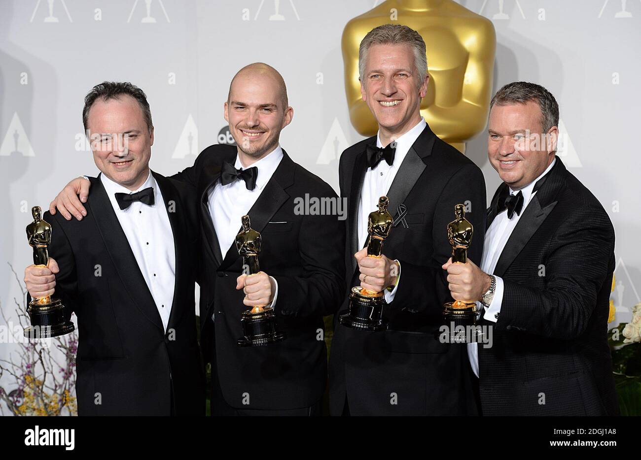 Tim Webber, Chris Lawrence, Dave Shirk and Neil Corbould with the Best ...