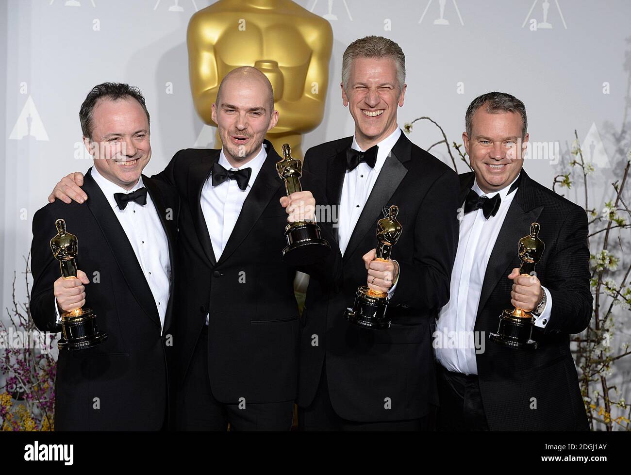 Tim Webber, Chris Lawrence, Dave Shirk and Neil Corbould with the Best ...