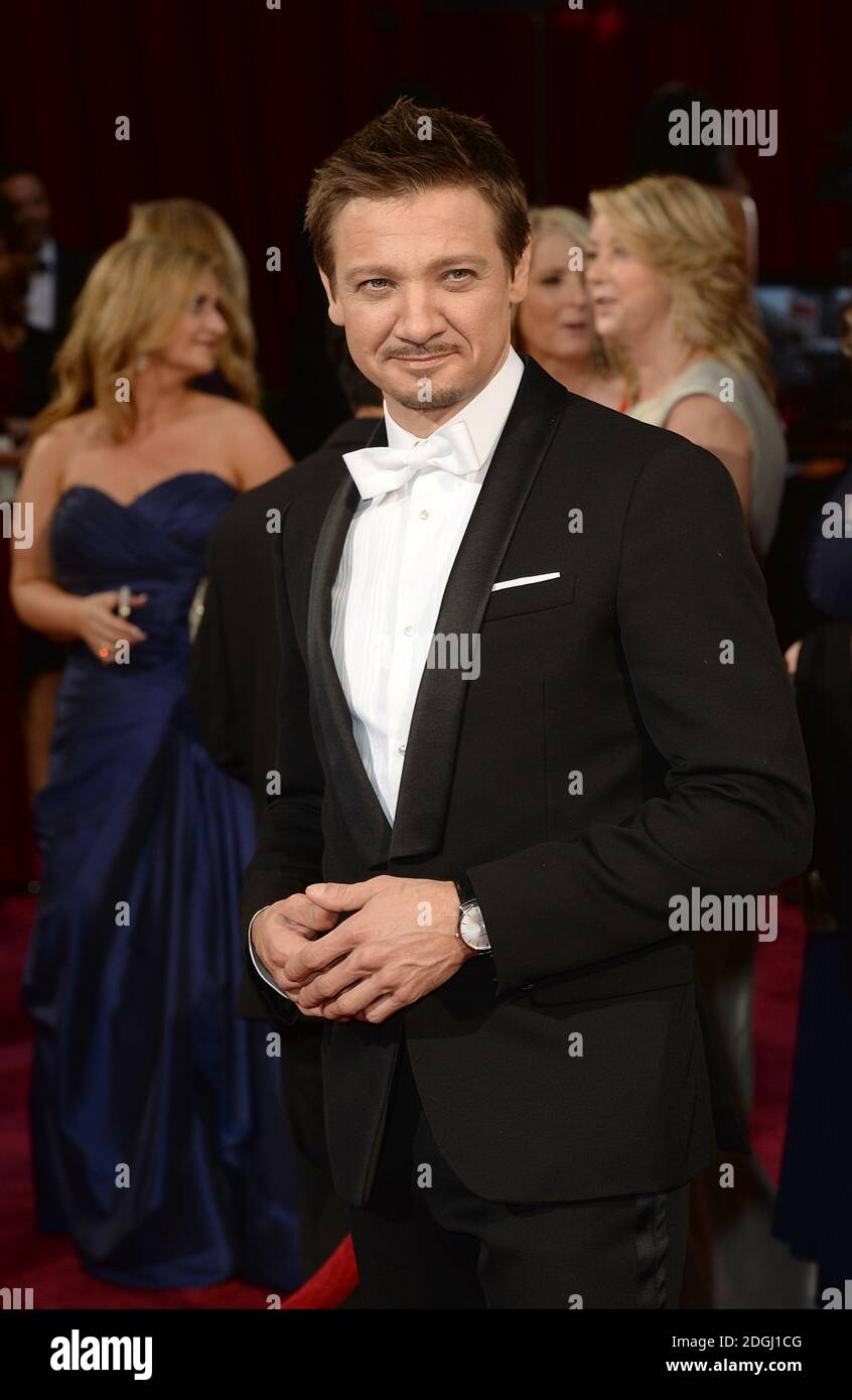 Jeremy Renner arriving at the 86th Academy Awards held at the Dolby ...