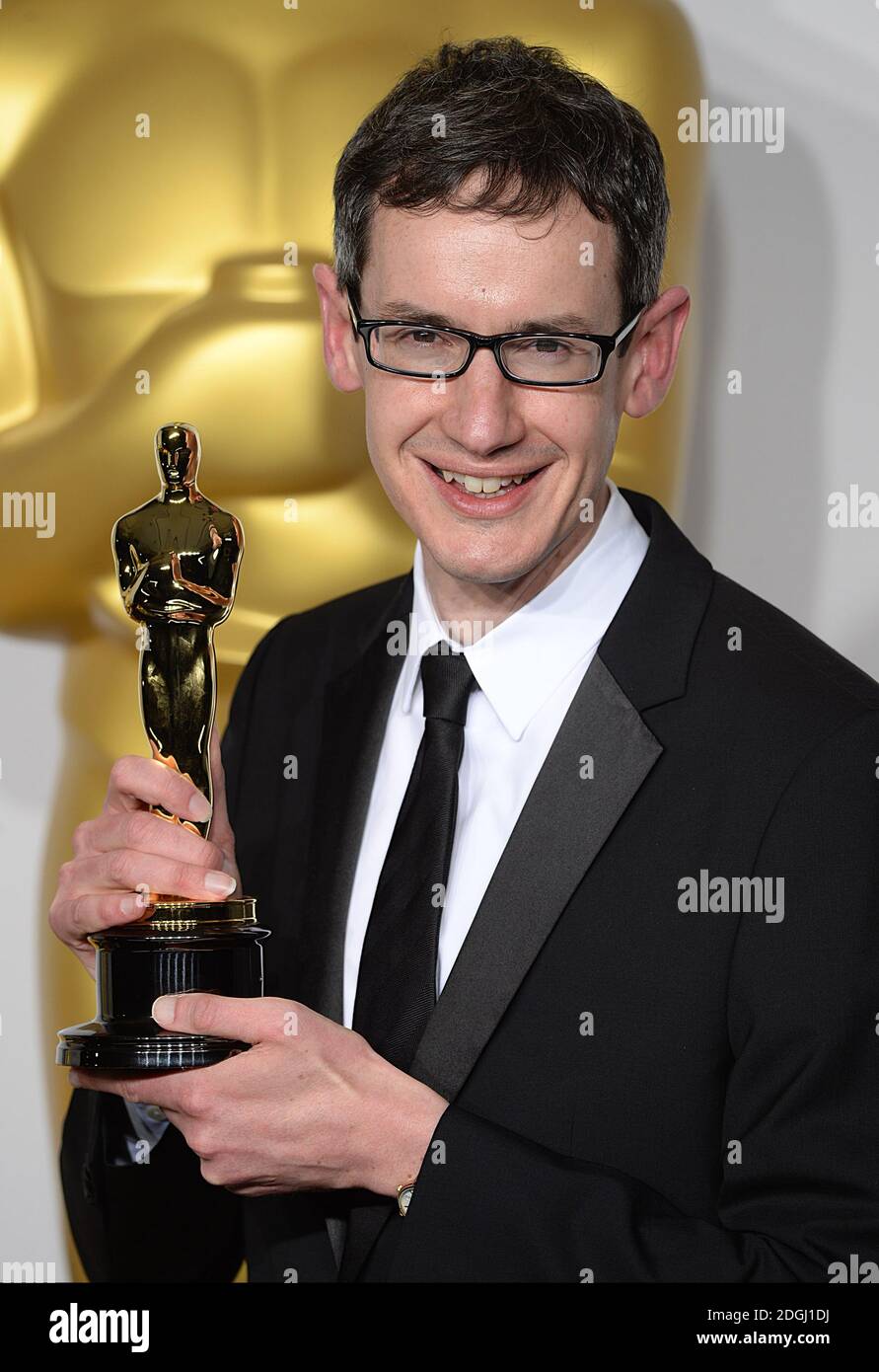 Steven Price with the award for best Original Score for 'Gravity', in ...