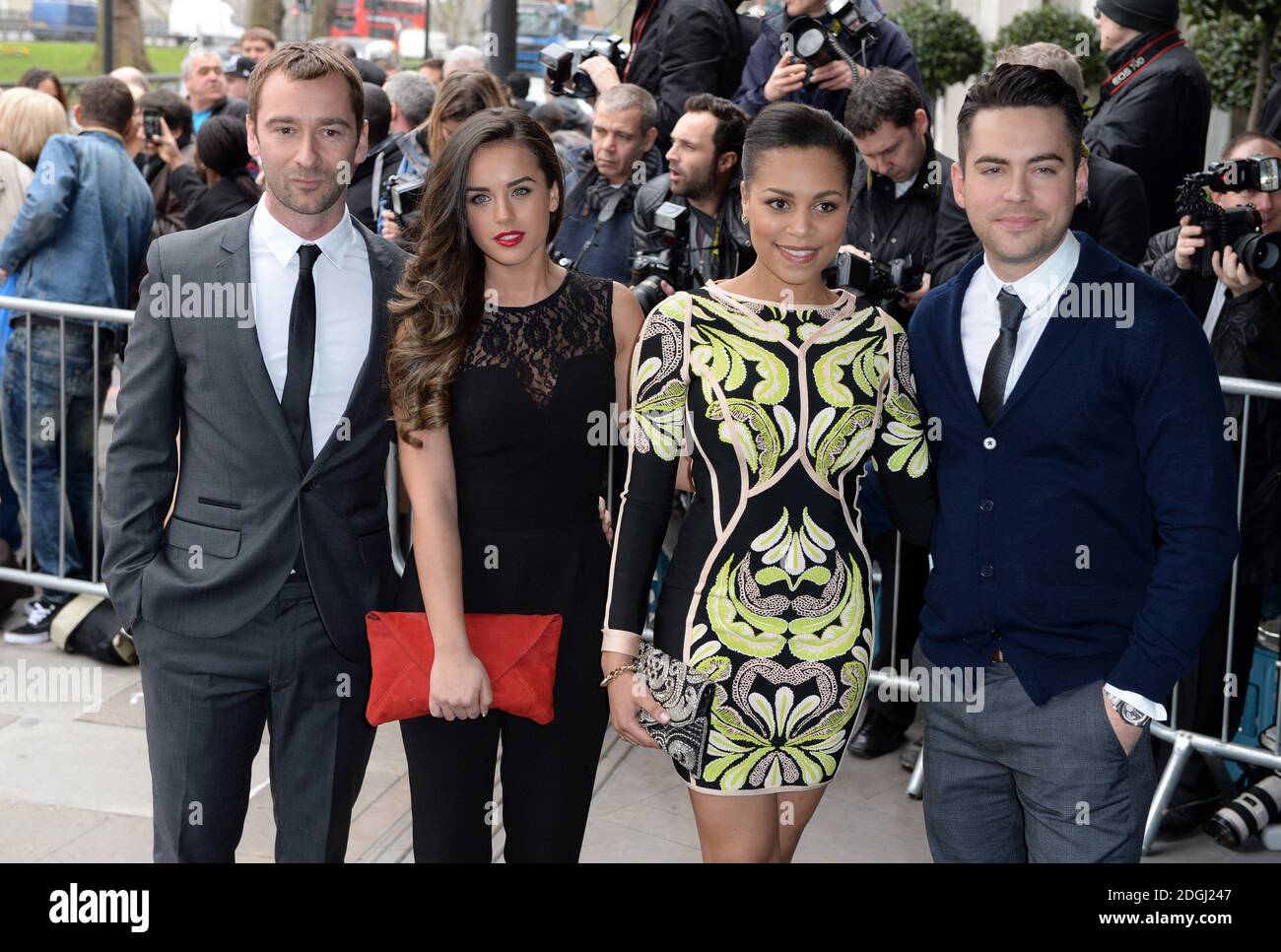 Charlie Condou, Georgia May Foote, Tisha Merry and Bruno Langley ...