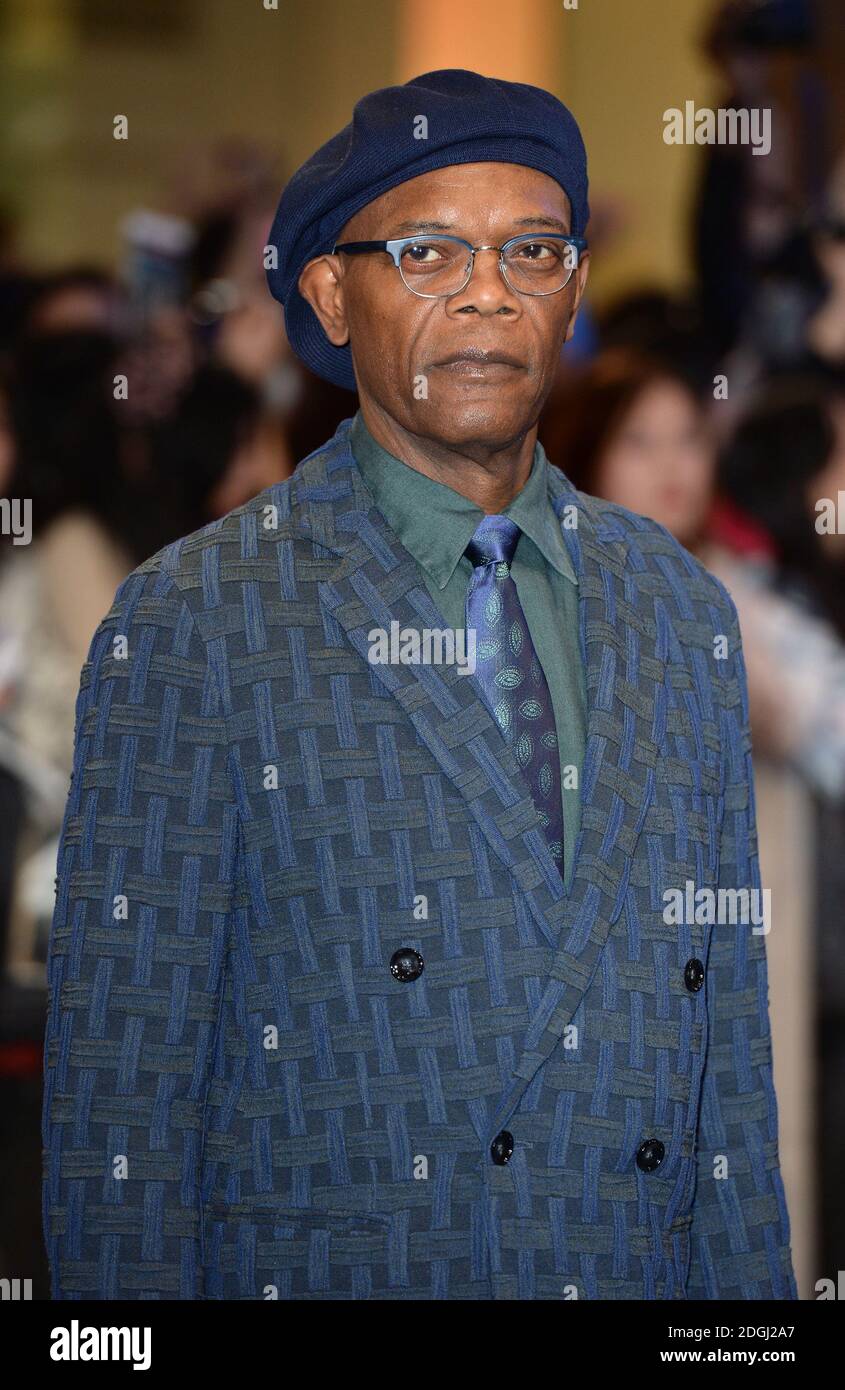 Samuel L Jackson arriving at the UK Premiere of Captain America, The ...
