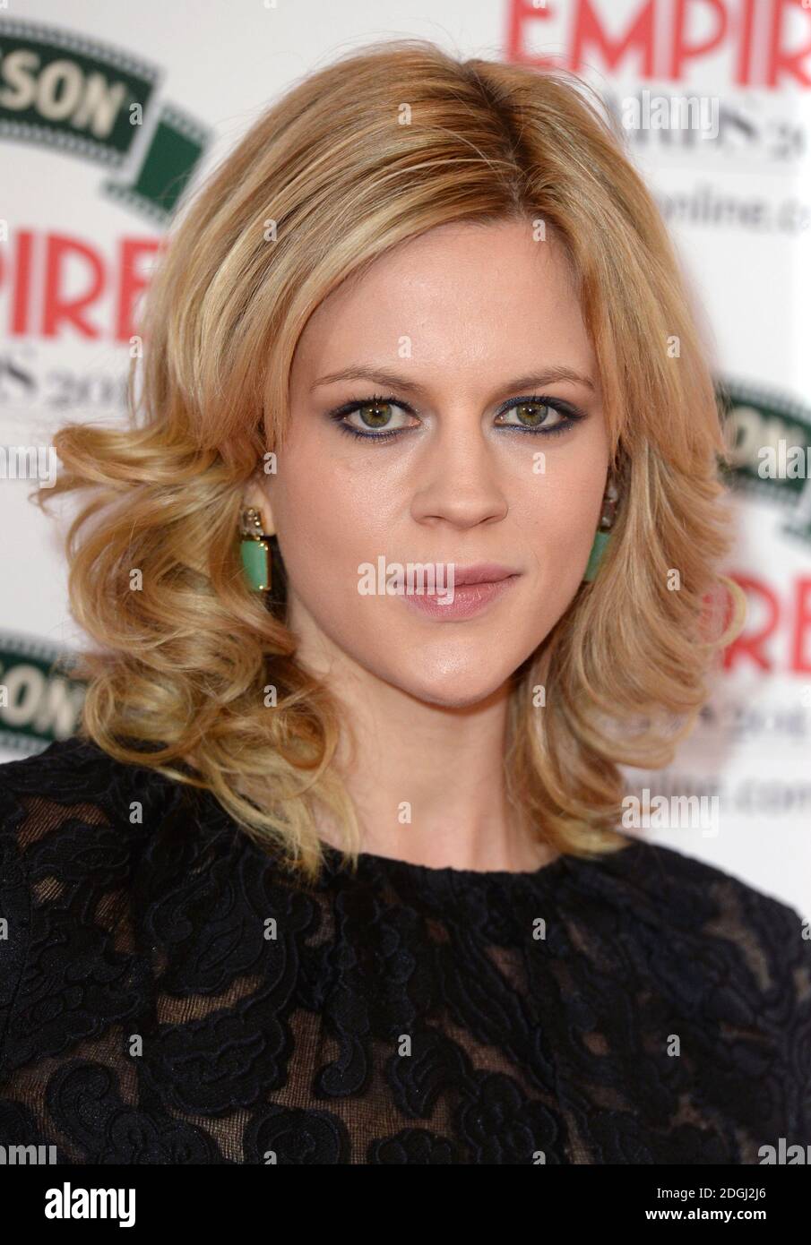 Georgia King arriving at the Empire Film Awards 2014, Grosvenor House ...