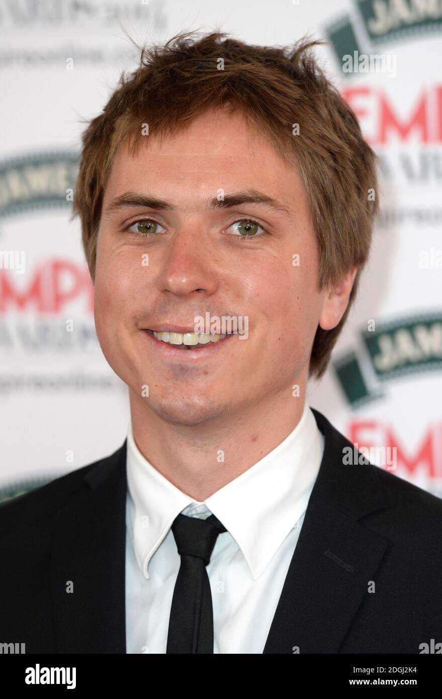 Joe Thomas arriving at the Empire Film Awards 2014, Grosvenor House ...